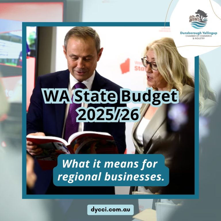 WA 2025–26 State Budget: What It Means for Regional Businesses – DYCCI